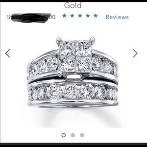 Jewelry | 14k White Gold Wedding Set | Poshmark
